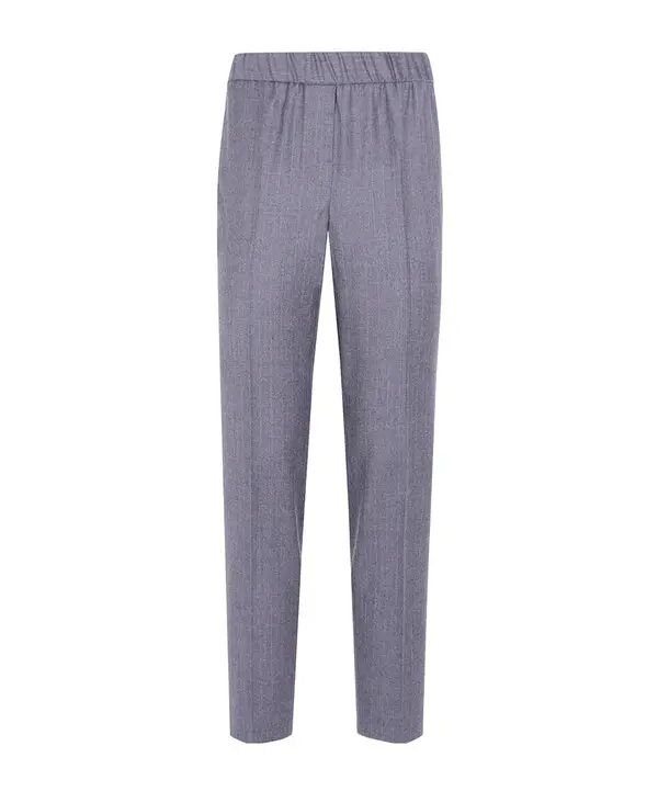 Peserico Elastic-waist Casual Trousers