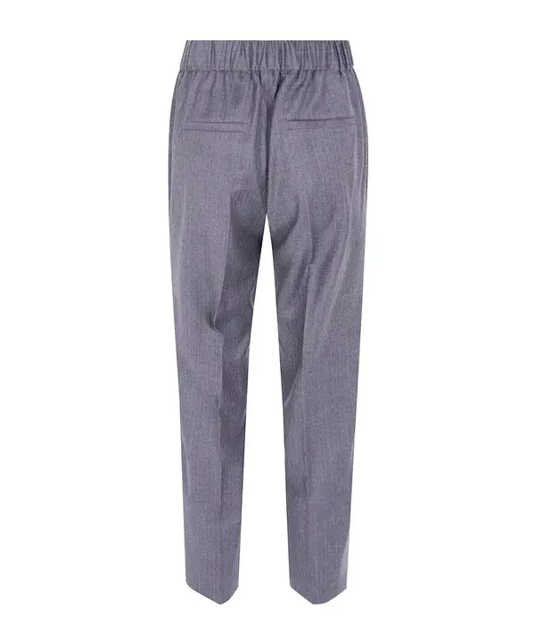 Peserico Elastic-waist Casual Trousers