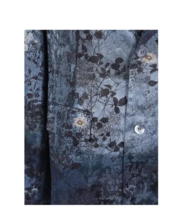 PIERRE-LOUIS MASCIA Floral-print Coat