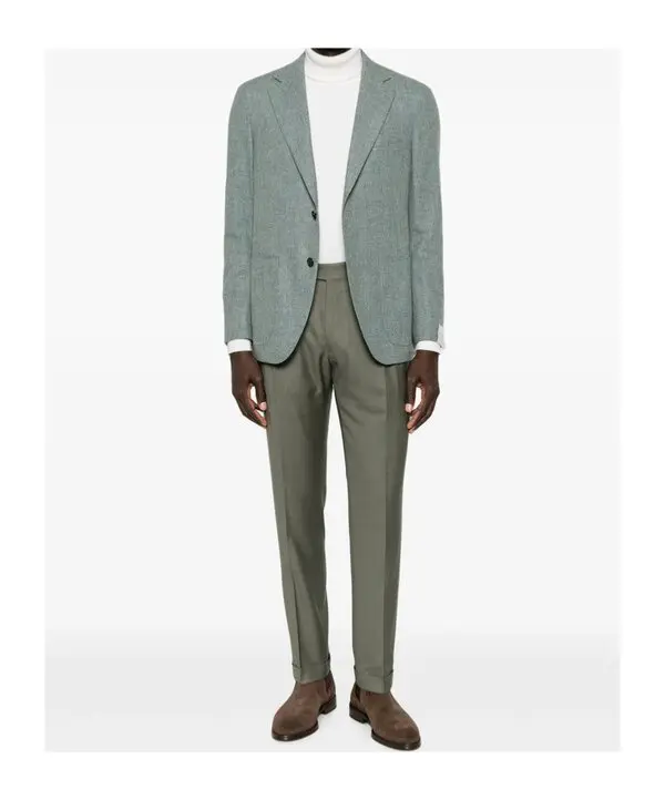 Caruso Long-sleeved Suit Jacket