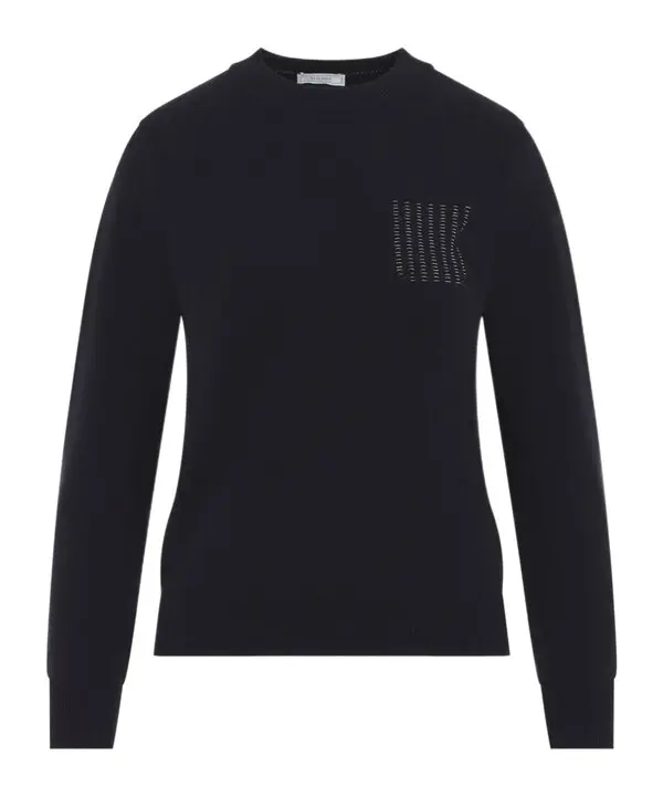 Peserico Long-sleeved Sweater - Blue Universe