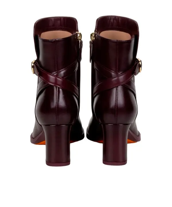 Santoni Chunky Heeled Ankle Boots