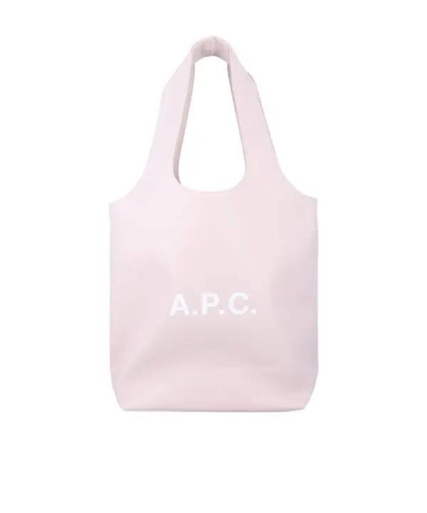 A.p.c. Ninon Small Logo Tote Bag - Pink