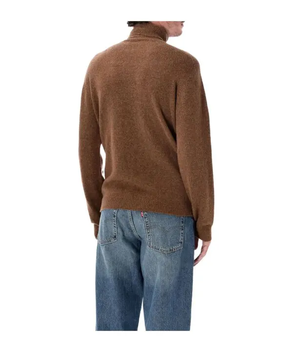 ROBERTO COLLINA High Neck Knitted Sweater