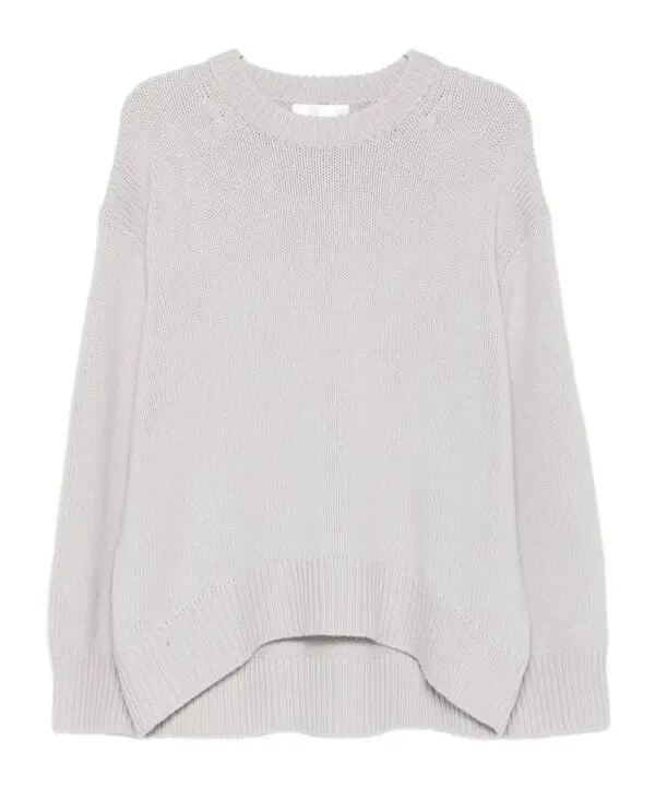 LISA YANG Long-sleeve Crew-neck Sweater - Grey