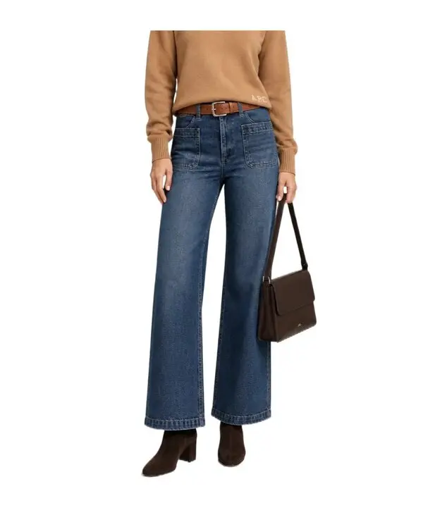 A.p.c. Flap Shoulder Bag - Brown