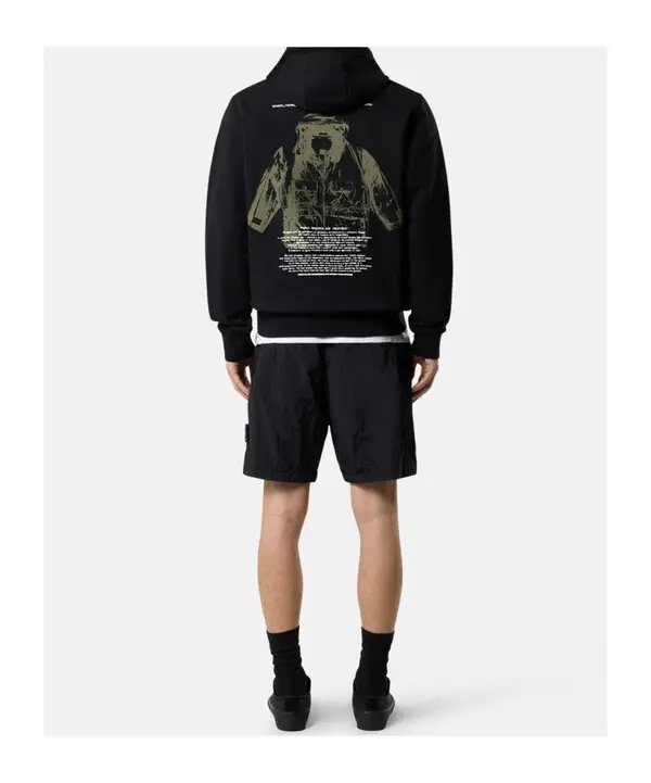 Stone Island Logo Patch Elasticated Waistband Shorts