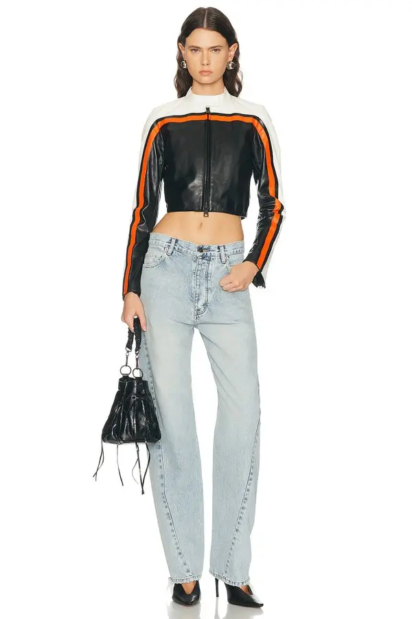 Balenciaga Small Biker Jacket - Black