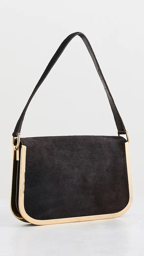 Shopbop Gucci Pony Hair Shoulder Bag With Gold Tone Hardware