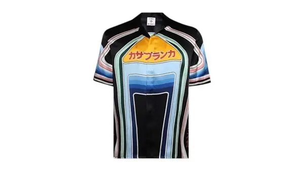 Casablanca Graphic Mountain Silk Shirt