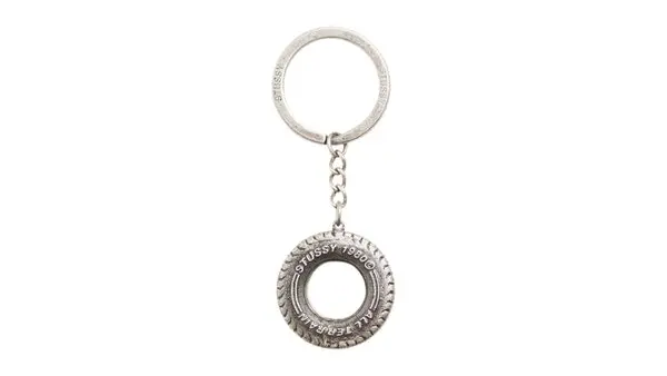 StÜssy Tire Keychain - Silver