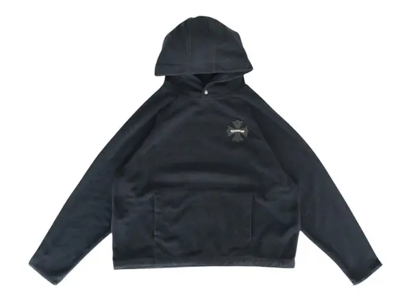 Chrome Hearts Cross Patch Fleece Hoodie