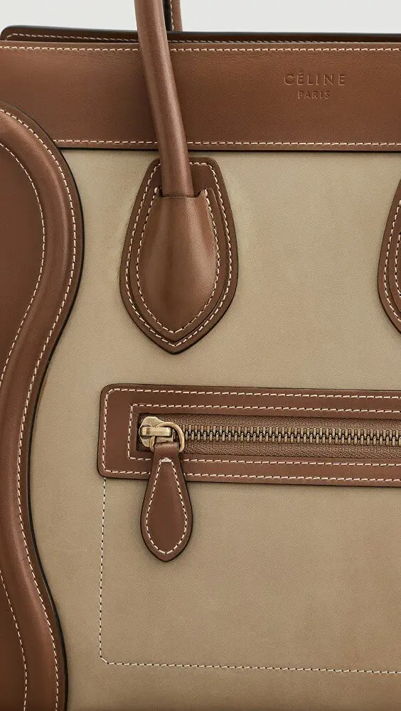 Shopbop Celine Luggage Calf Leather Micro Handbag