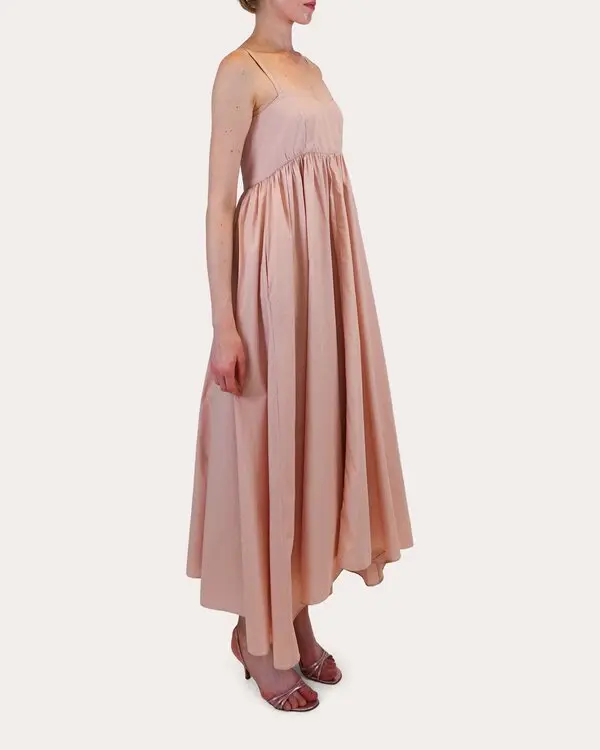 Azeeza Rachel Poplin Empire Midi Dress