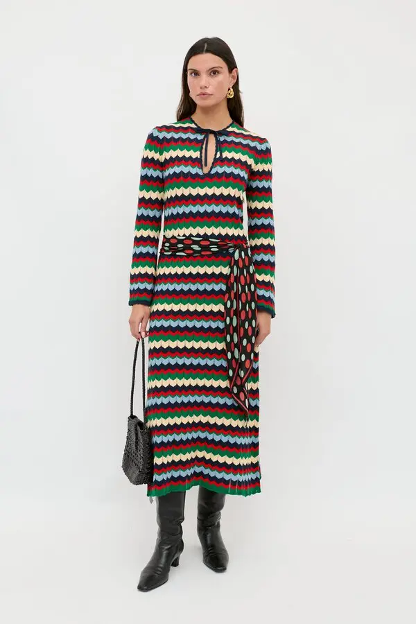 Rixo Lucila Retro Chevron Regular