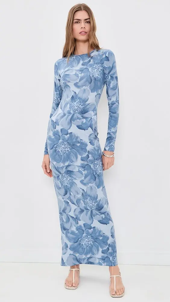 REFORMATION Tommie Knit Dress - Daydreamer