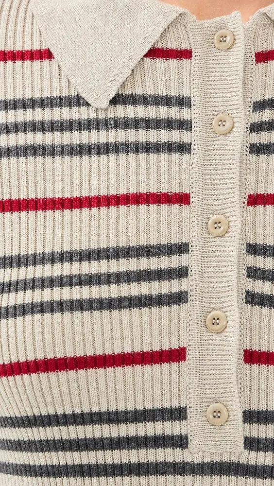 THE ELDER STATESMAN Libeccio Stripe Polo