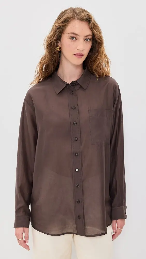 REFORMATION Eli Oversized Shirt