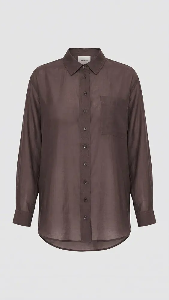 REFORMATION Eli Oversized Shirt