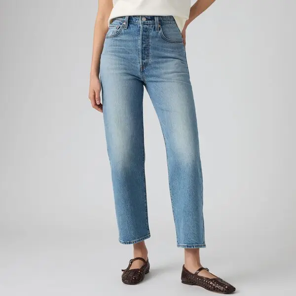 LEVI'S Ribcage Straight Ankle Jeans