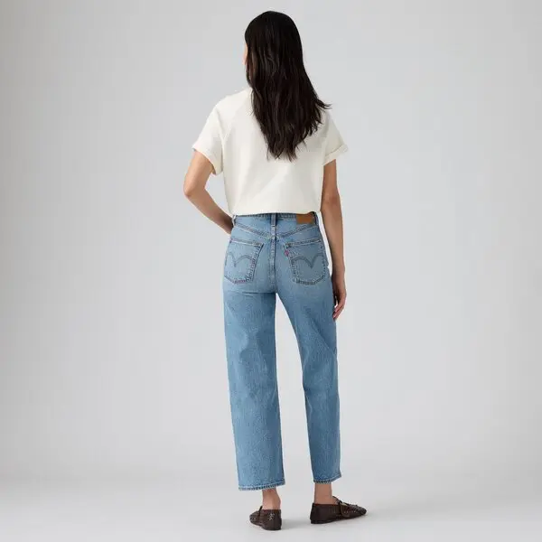 LEVI'S Ribcage Straight Ankle Jeans