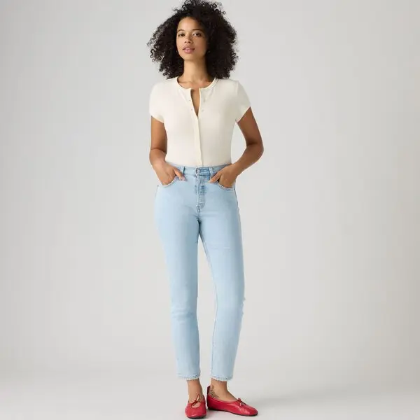 LEVI'S 501 '90s Cropped Lightweight Jeans - List Less