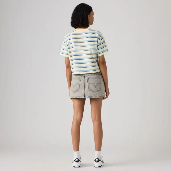 LEVI'S Belted Mini Skirt