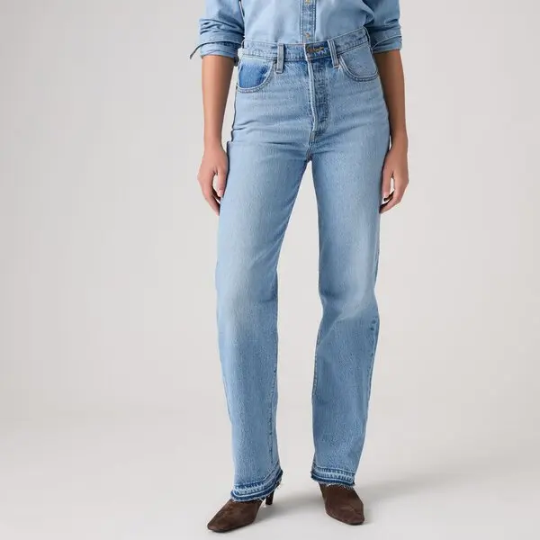 LEVI'S Ribcage Straight Full Length Jeans