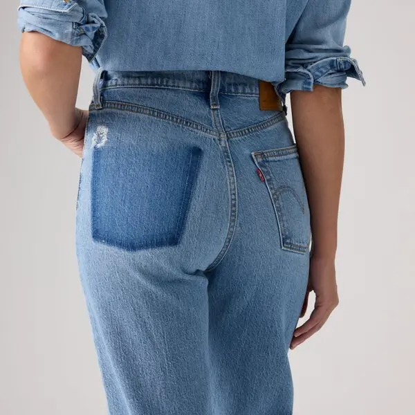 LEVI'S Ribcage Straight Full Length Jeans