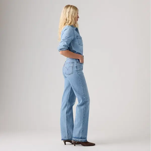 LEVI'S Ribcage Straight Full Length Jeans