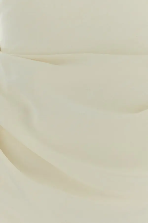 Magda Butrym Ivory Silk Tank Top