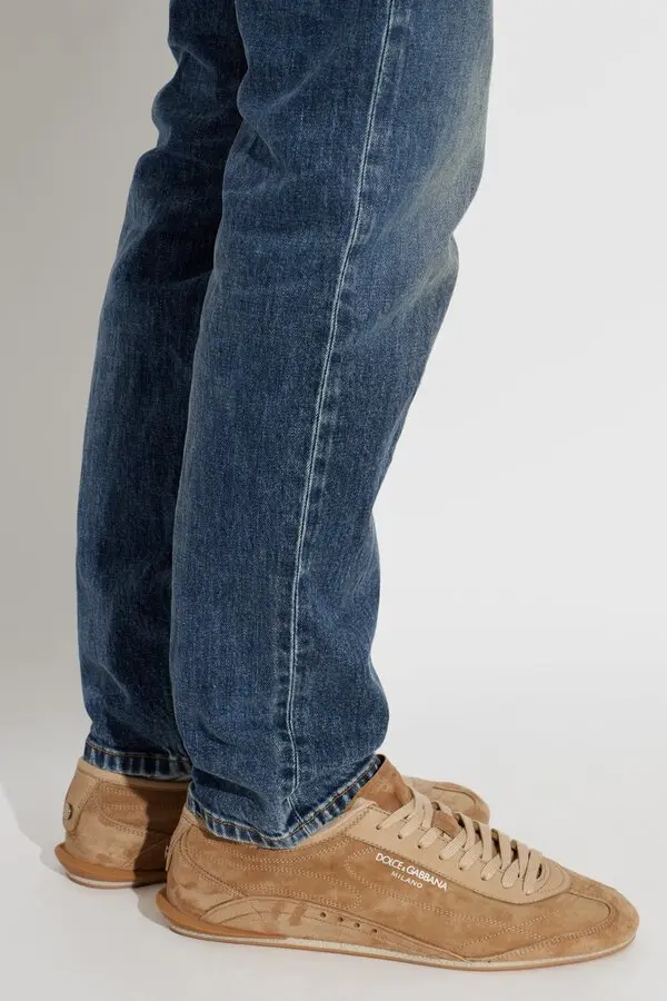 Dolce & Gabbana Suede Low-top Sneakers