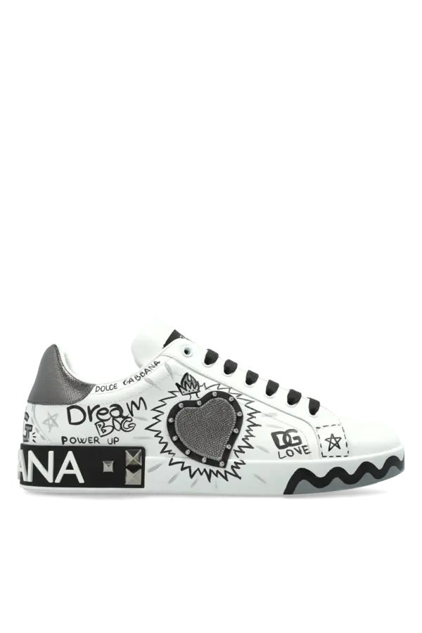 Dolce & Gabbana Portofino" Sports Shoes - White