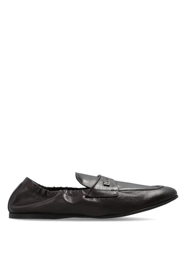 Dolce & Gabbana Leather Loafers - Brown
