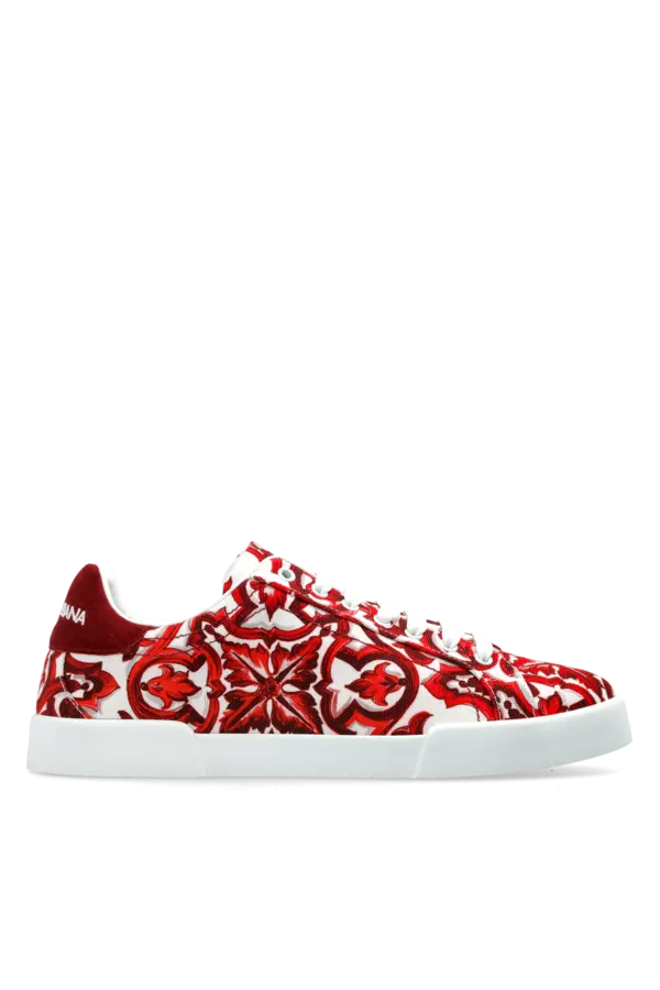 Dolce & Gabbana Portofino" Sports Shoes - Red