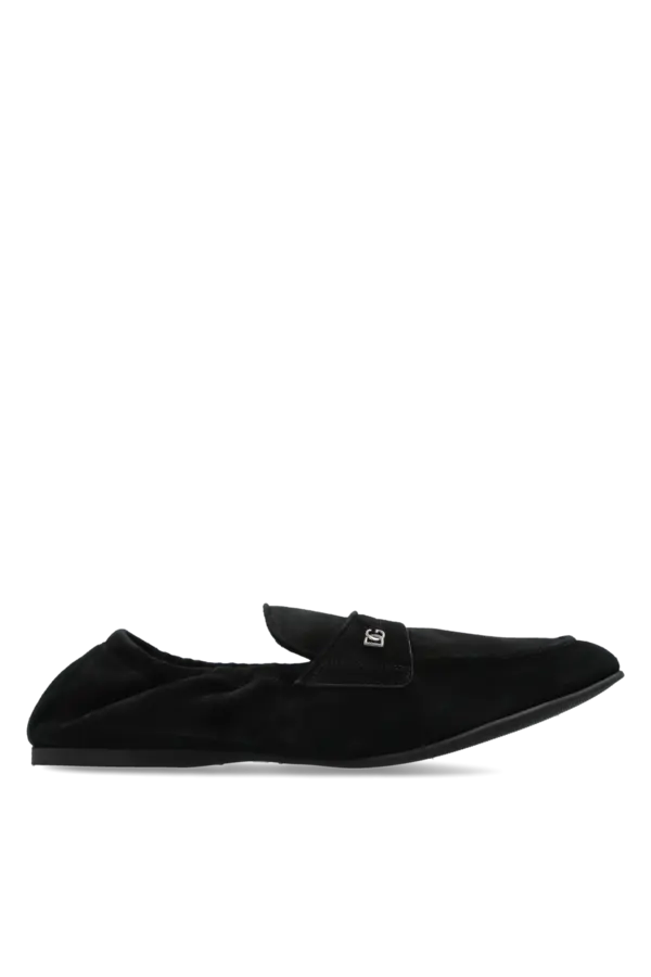 Dolce & Gabbana Suede Loafers - Black