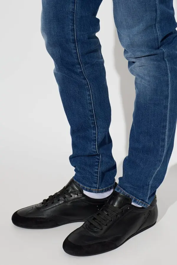Dolce & Gabbana Ginnica Leather Low-top Sneakers