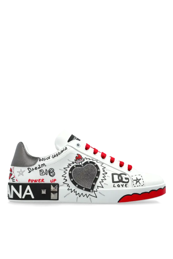 Dolce & Gabbana Portofino' Sports Shoes - White