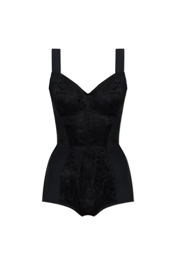 Dolce & Gabbana Bodysuit With Lace Inserts