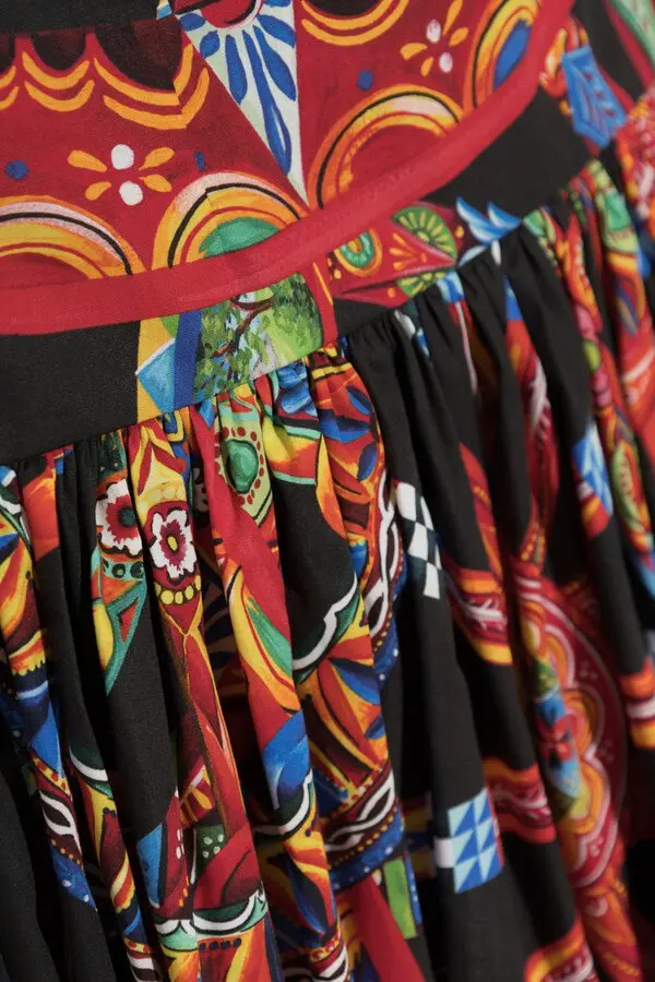 Dolce & Gabbana Skirt With 'carretto' Print