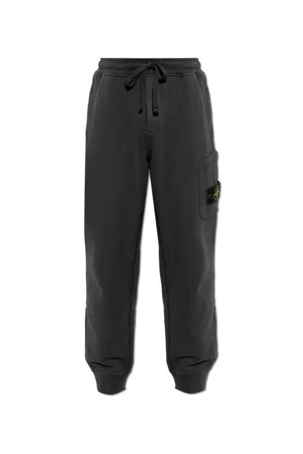 Stone Island Sweatpants With Logo Patch