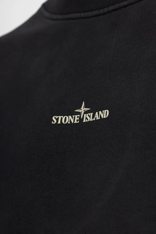 Stone Island Sweatshirt With Printed Logo