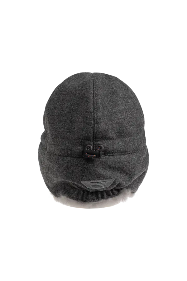Sease Wool Aviator Cap With Faux Fur Lining