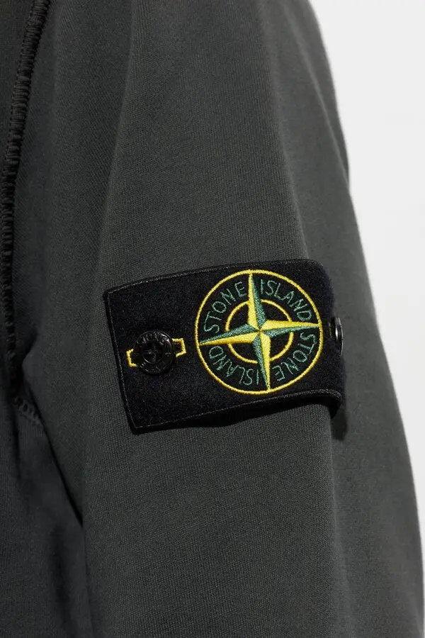 Stone Island Sweatshirt With A Stand-up Collar