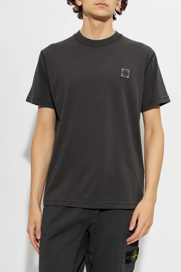 Stone Island T-shirt With Logo Patch