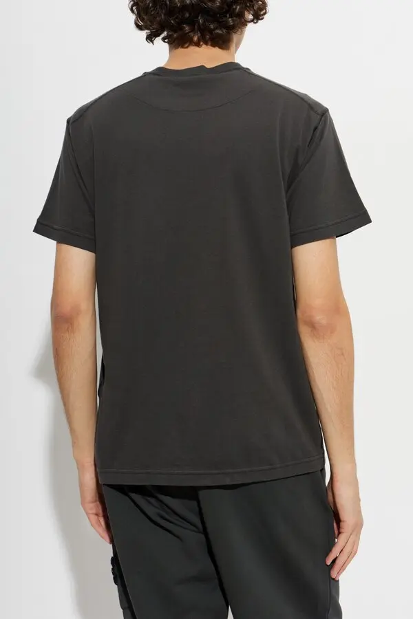 Stone Island T-shirt With Logo Patch