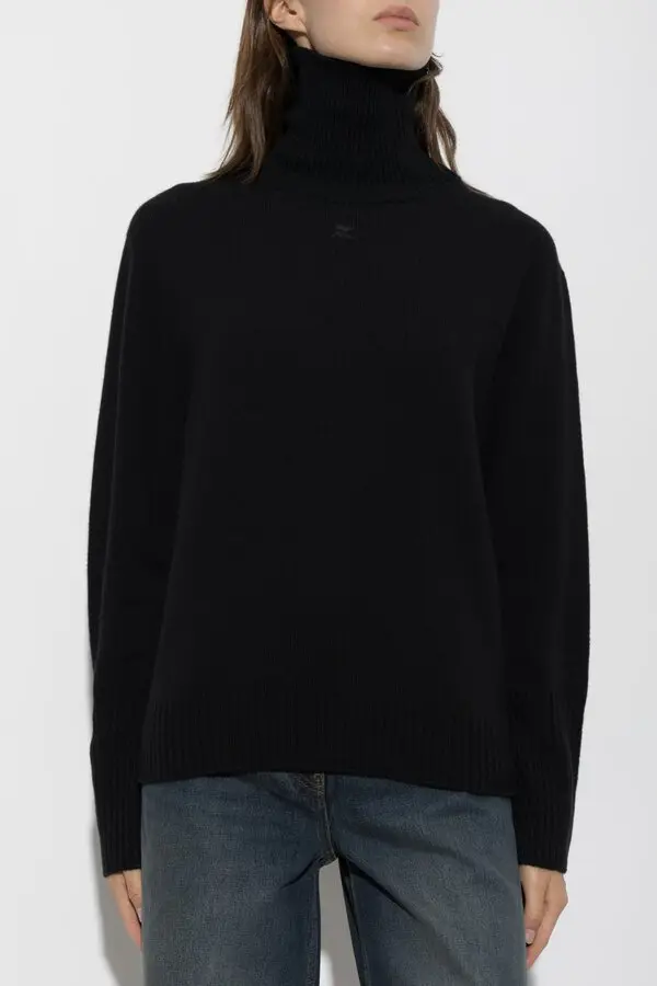 COURREGES Wool Turtleneck Sweater