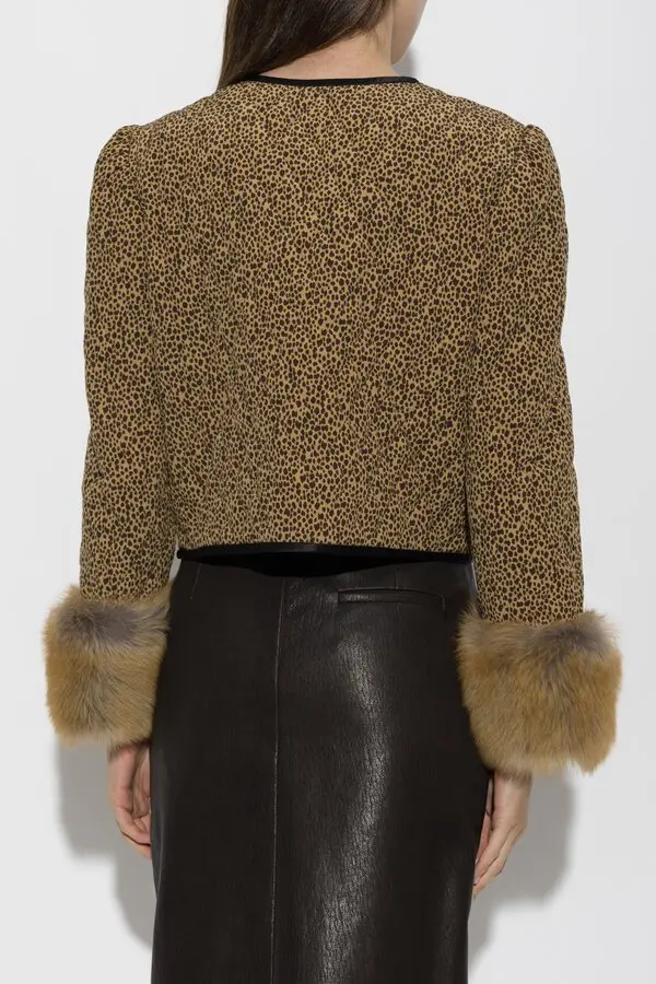 Valentino Garavani Jacket With Animal Print