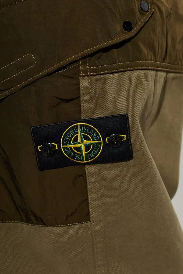 Stone Island Pants Made From Combined Materials