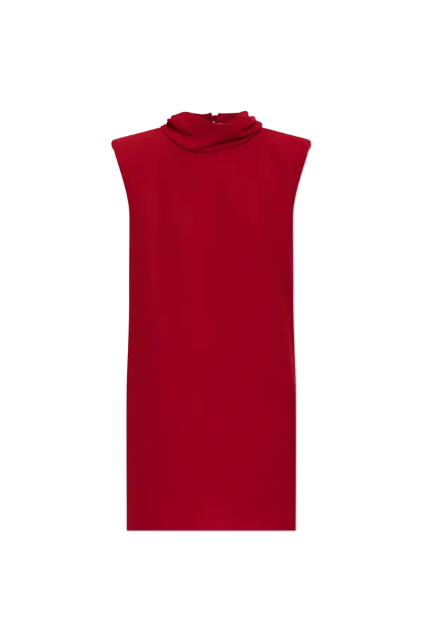 Valentino Garavani Silk Dress With Pockets - Red